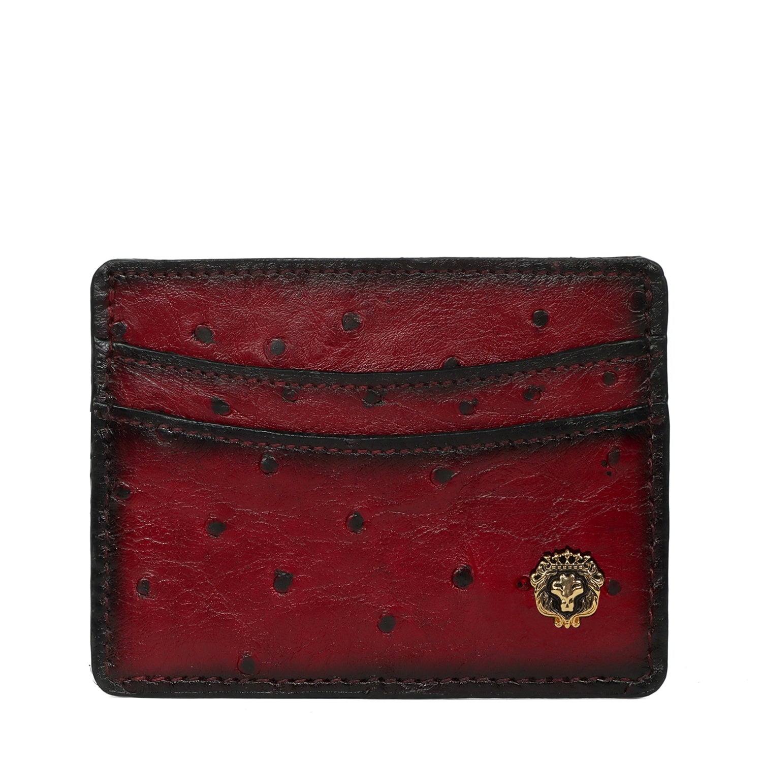 Exclusive Wine Card Holder with Multi Slots in Real Ostrich Leather