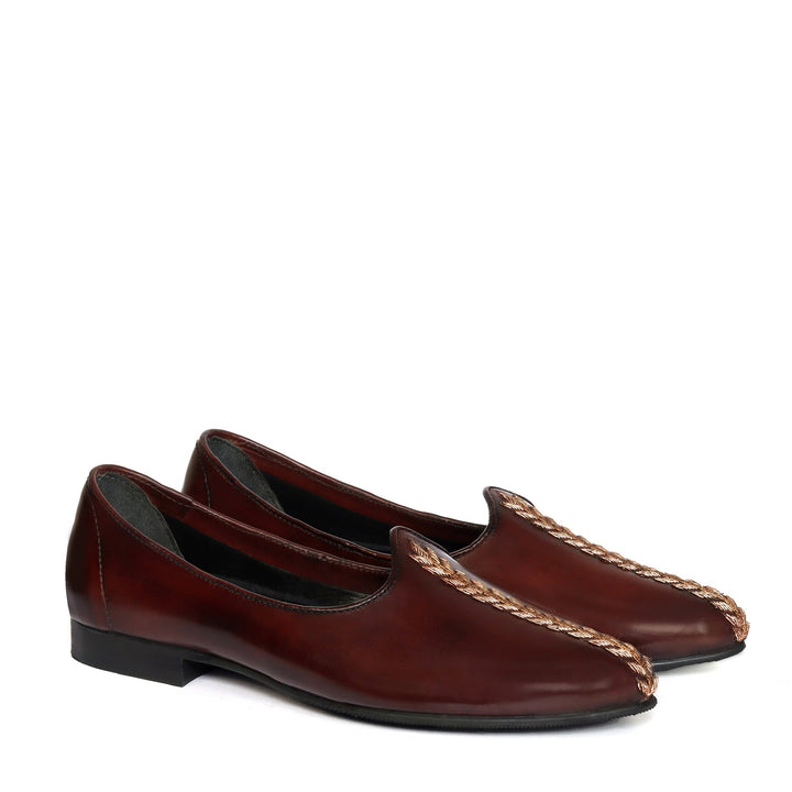 Voganow | Buy Bareskin Punjabi Jalsa Jutti Shoes for Men
