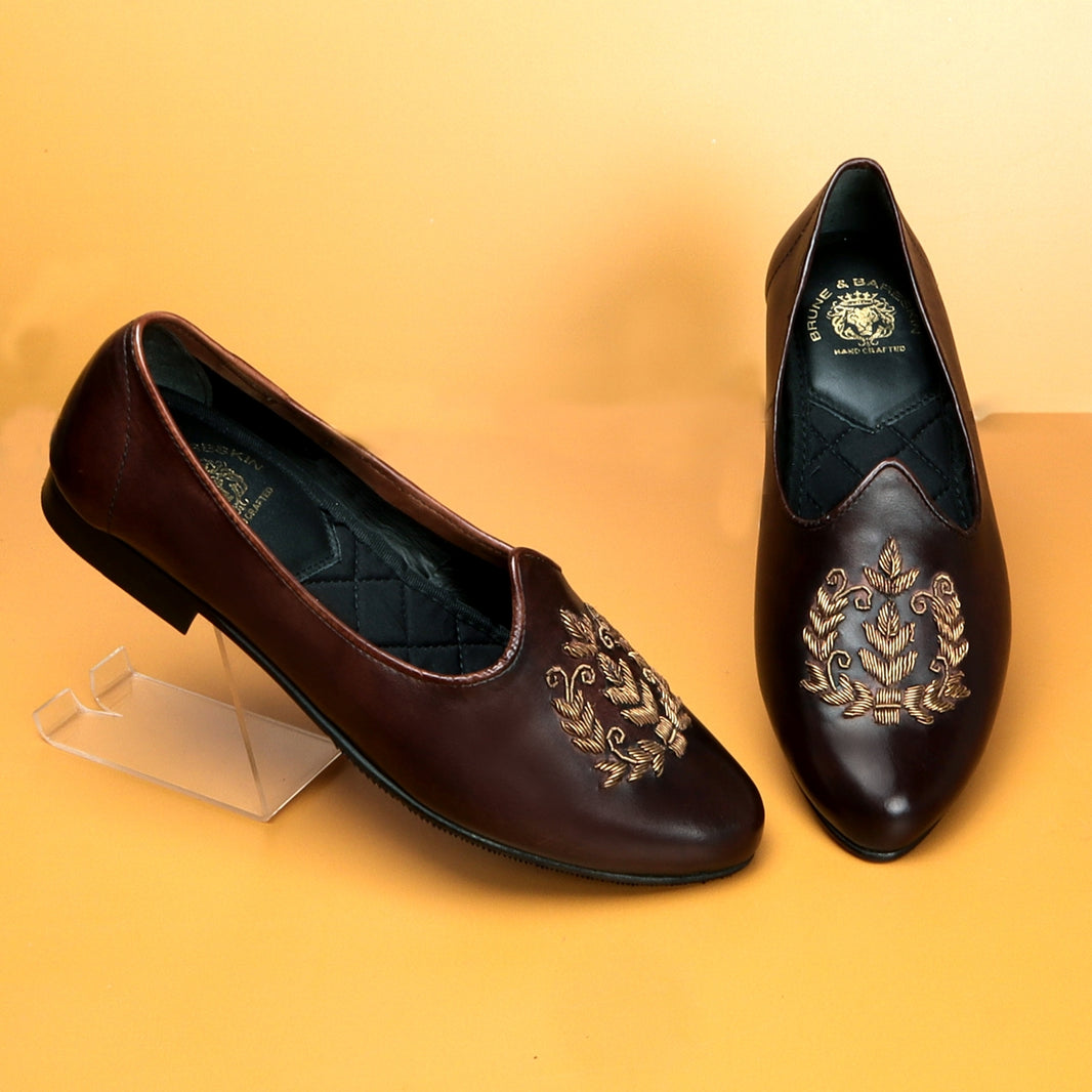 Voganow | Buy Bareskin Punjabi Jalsa Jutti Shoes for Men