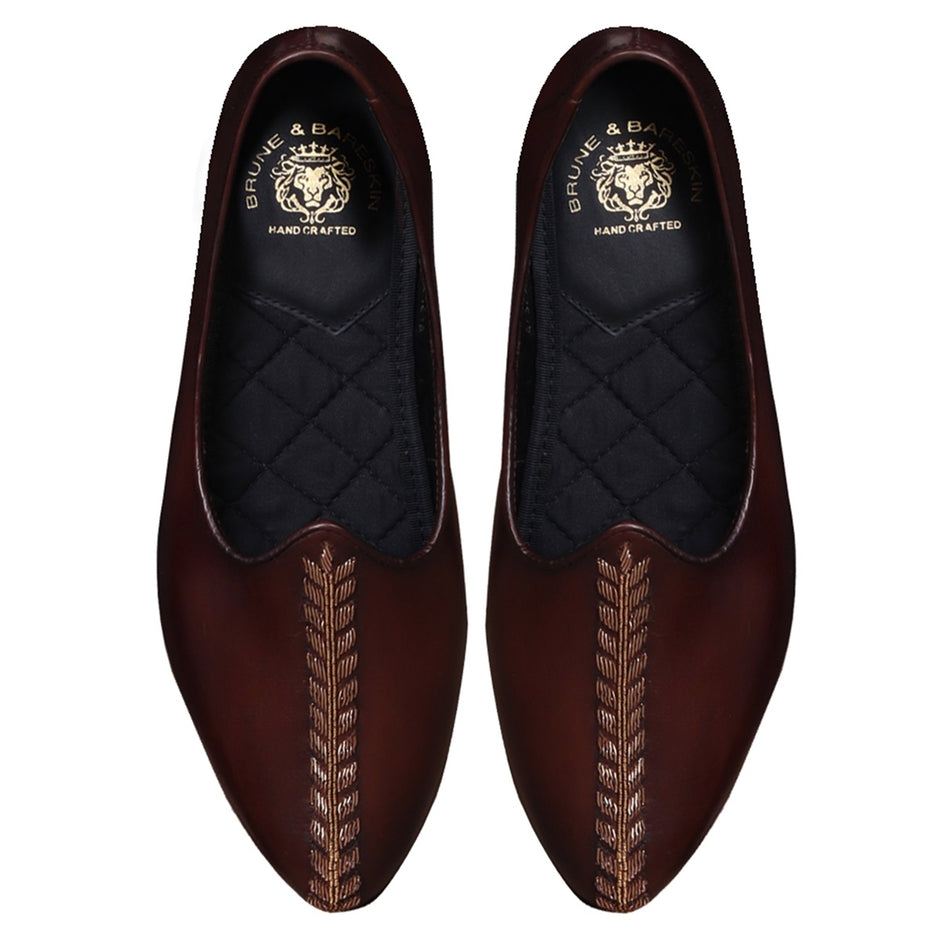 Voganow | Buy Bareskin Punjabi Jalsa Jutti Shoes for Men